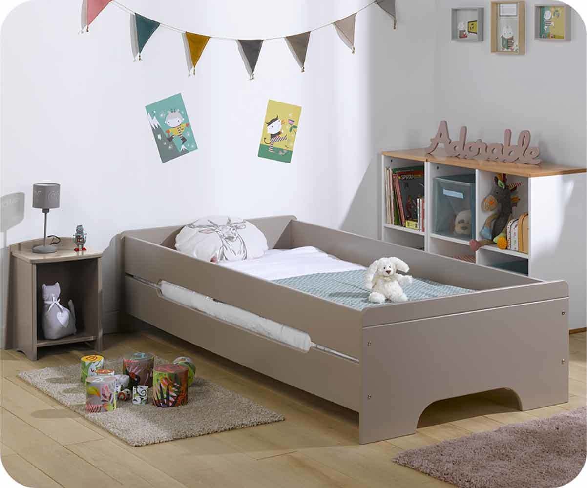 Pack lit Enfant Teen Lin 90x 200cm avec Matelas et sommier