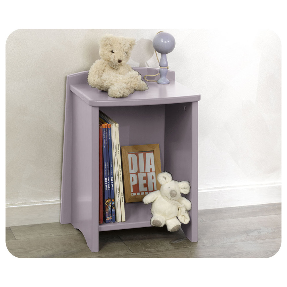 Chevet en Bois avec tiroir pour Chambre Enfant fabriqué en France