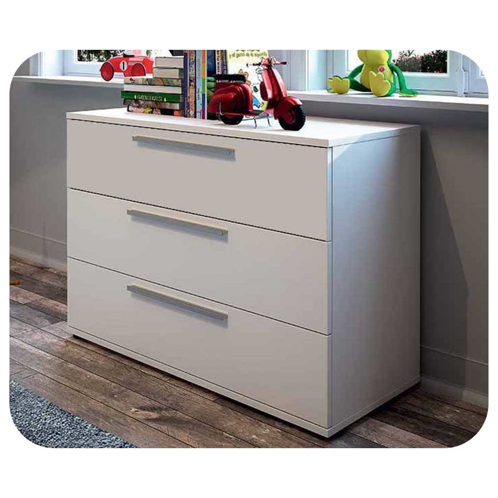 Commode Enfant en Bois pour Chambre Design de Fille et Garçon