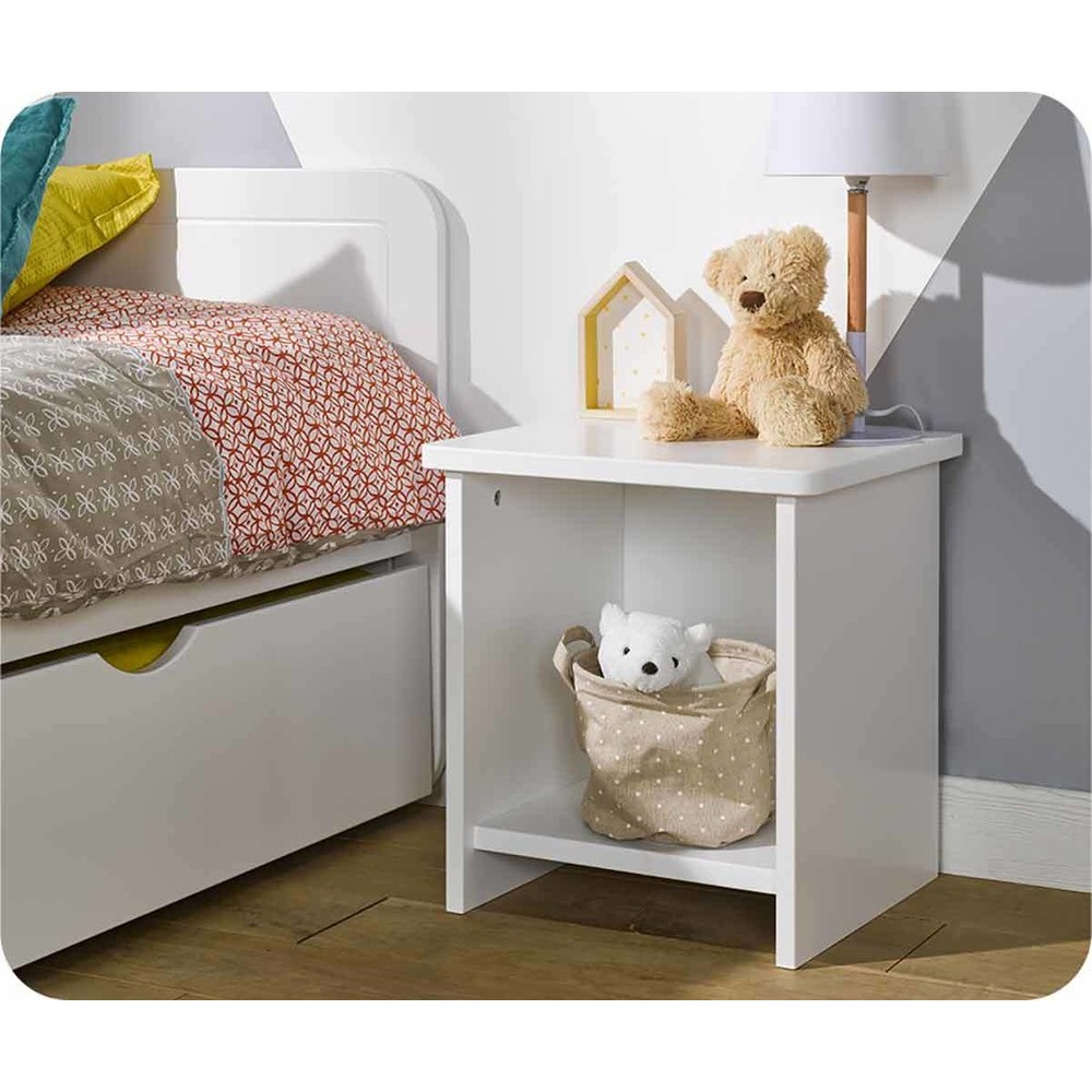 Chevet en Bois avec tiroir pour Chambre Enfant fabriqué en France